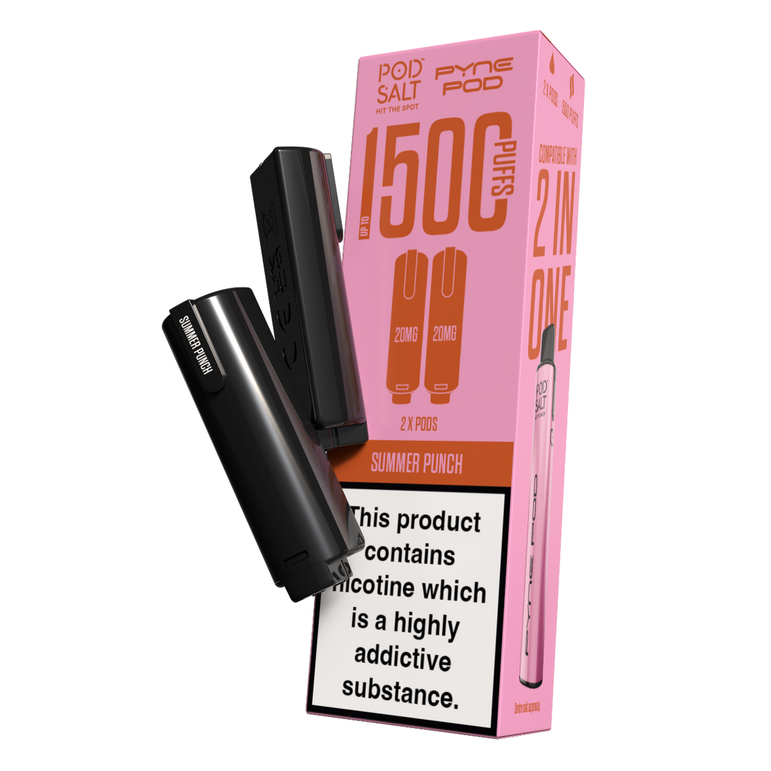 Pod Salt Pyne Pod 2 in 1 Pods Summer Punch – Pyne Pod UK