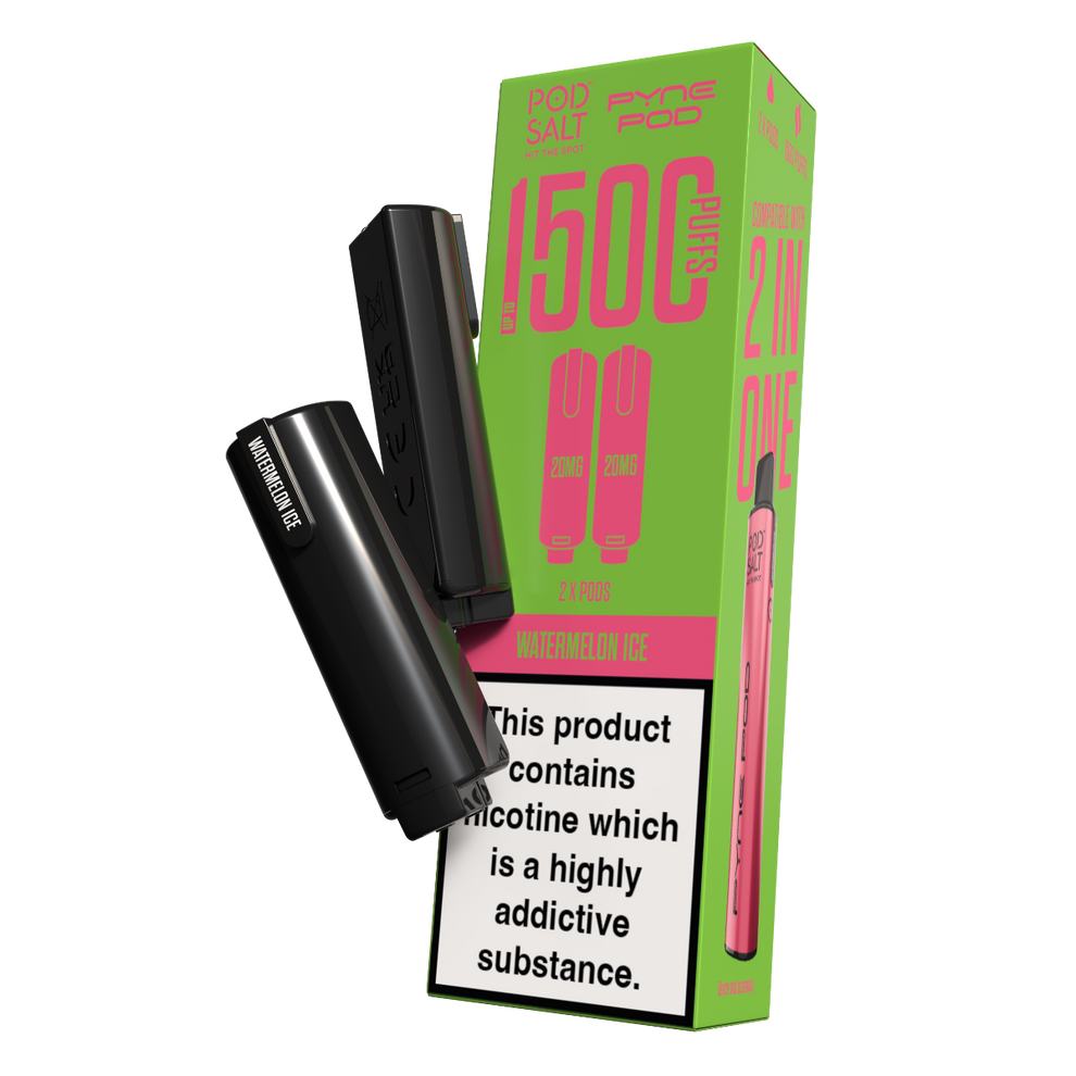 Pod Salt Pyne Pod 2 in 1 Pods Watermelon Ice – Pyne Pod UK